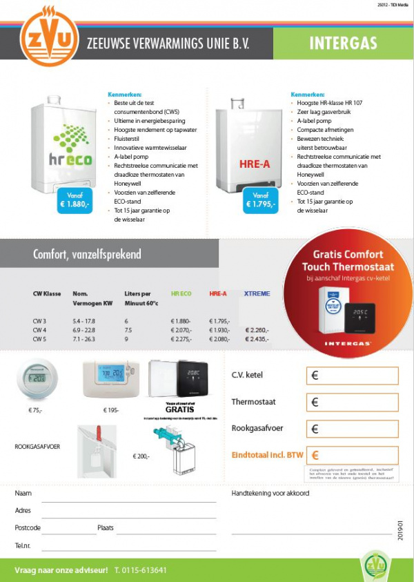 Home > CV Ketel > Intergas - Zeeuwse Verwarmings Unie